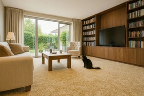 Vopi, Metrážový koberec Color Shaggy béžový - neúčtujeme odřezky z role, na míru, šíře 2m,3m,4m, béžová, ab (mřížka), dětský pokoj