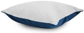 Saténový povlak na polštář 40x40 Double Face navy blue silver 47+42 jednobarevný Matex