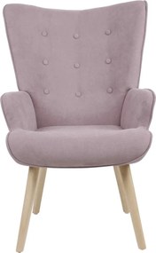 Relaxační křeslo AK-301 PINK2, látka, růžová