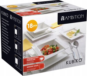 18dílná Jídelní servis Kubiko Ambition pro 6 osob