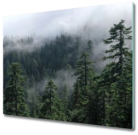 Skleněná krájecí deska Lesní mlha 60x52 cm