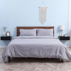HOMCOM Sada 2 floating nočních stolků s 1 zásuvkou, nástěnný design, moderní styl pro ložnici 40x30x15 cm černá