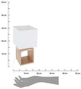 Noční lampa Pojo čtvercová 32 cm