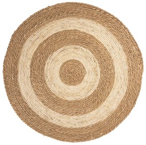 Podlahová rohož/koberec z mořské trávy - Ø 80 cm