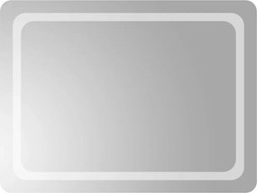 Koupelnové zrcadlo s LED osvětlením 80x60 cm 151787