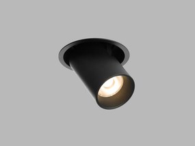 LED2 2252633DT Hide, černá nastavitelná bodovka, 20W 3000K TRIAC, prům. 10cm