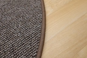 Vopi koberce Kusový koberec Porto hnědý kruh - 80x80 (průměr) kruh cm