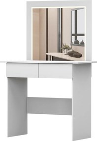 IDZ Toaletní stolek s LED osvětlením MINERVA, 94 cm Bílá
