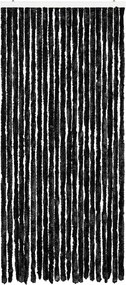 Závěs proti hmyzu antracitový 90 x 220 cm Chenille 284289