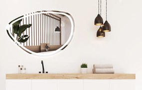 Tutumi Rea Fog, LED koupelnové zrcadlo 100x70cm s bluetooth, HOM-05516