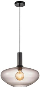 Závěsný lustr z kouřového skla Alton pro žárovku E27 ø35cm - Nordlux