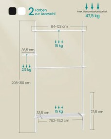 Věšákový stojan HSR136W01