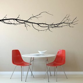WALLVINIL Samolepky na zeď - Větev stromu Barva: Liliová, Velikost: 60x15 cm, Pravá / Levá: LEVÁ (strom/větev směřuje doleva)