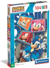 Clementoni - Puzzle 104 Sonic the Hedgehog