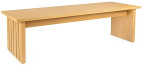 OnaDnes -20% Dubový konferenční stolek Woodman Stripe 120 x 60 cm