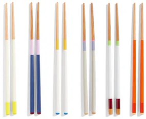 Jídelní hůlky Beech and Bamboo Multi Color - 6 set HAY