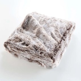 Hnědá deka z umělé kožešiny 180x220 cm Antartic – douceur d'intérieur