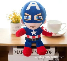 Plyšáci hrdinů Avengers od Marvel, 25 cm Motiv: Captain America