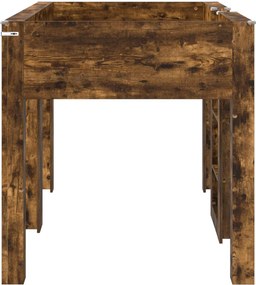 Patrová postel pro děti Kouřový dub 90 x 200 cm 3410495