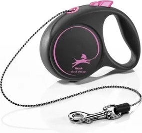 Flexi vodítko Design růžové XS 3m/8kg lanko