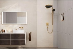 Hansgrohe AddStoris, držák na ručník dvouramenný, kartáčovaný bronz, HAN-41770140