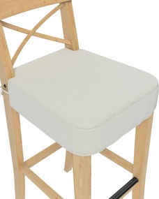 Sedák na židli IKEA Ingolf - barová barva zelená látka sametová