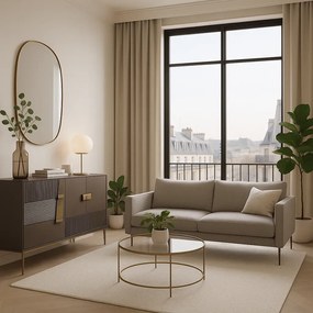 Komoda Stilig ST102 160 cm grafit/zlatá