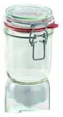 Leifheit  Zavařovací sklenice s klipem a těsnící gumou 1140ml