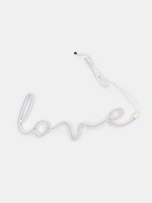 Sinsay - LED neonová lampa ve tvaru nápisu "Love" - bílá