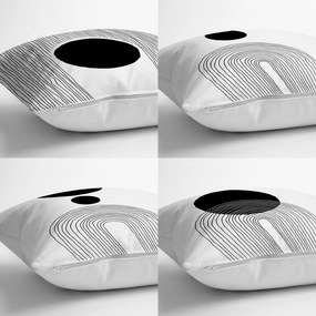 Povlaky na polštáře v sadě 4 ks 43x43 cm Simple Arch – Minimalist Cushion Covers