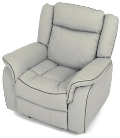 AUTRONIC TV a relaxační křeslo s elektrickým ovládáním, potah ekokůže v odstínu lanýž TV-4119 LAN