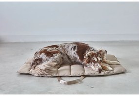 Cestovní deka pro psy MiaCara Strada béžová Velikost: M - 91 x 122 x 2,5 cm