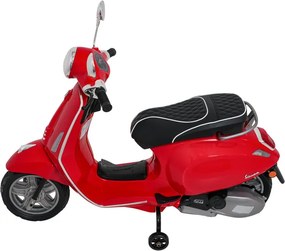 Elektrický skútr Vespa ROMA červený