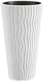 Prosperplast Květináč Long Sandy bílý, varianta 29,7 cm