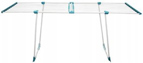 Erga Model 306U, stabilní teleskopický sušák na prádlo 202x55x92 cm, bílá-zelená, ERG-SEP-10SUSSTOPROFE