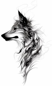 Obraz - Stínový vlk
