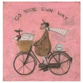 Umělecký tisk Sam Toft - Go Your Own Way, Sam Toft, (30 x 30 cm)