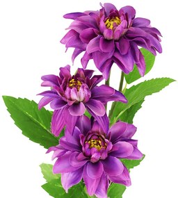 Jiřinka, barva purpurová KT7036 Květina umělá