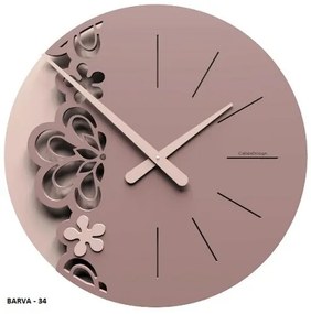 Designové hodiny 56-10-2 CalleaDesign Merletto Big 45cm (více barevných variant) Barva švestkově šedá-34
