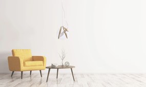 Toolight, závěsné svítidlo 1xE27 APP1089-1CP, zlatá-čirá, OSW-04405