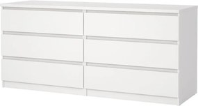 Komoda Simplicity 154 x 50 x 70 cm, bílá