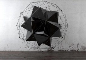 Fototapeta - Geometrie 3D (254x184 cm)