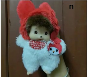 Panenka Monchhichi (mix barev) MONČIČÁK Varianta: N