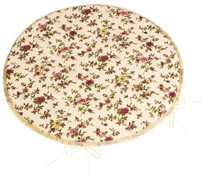 Bellatex Sedák Adéla kulatý hladký průměr 40 cm Růžička