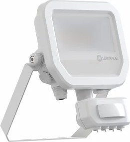 LED reflektor s pohybovým čidlem LEDVANCE FLOODLIGHT bílý SENSOR 8W/6W 1100/780lm 3000K teplá bílá IP65