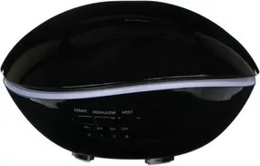 SIXTOL Stone černý lesk / Aroma difuzer / 500ml / 12 W