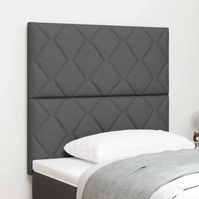 Čelo postele Tmavě šedá 100 cm textil 3337900