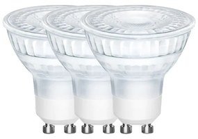 Stmívatelná LED žárovka NORDLUX GU10, 4,7 W a 6,2 W, 2700 K - 3 x 4,7 W LED, 450 lm