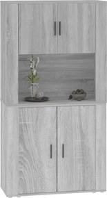 Skříň highboard šedá sonoma kompozitní dřevo 3185357