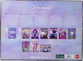 HEYE Puzzle Dreaming: Velká sova / 1000 dílků / 50 x 70 cm